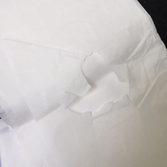 CHANEL | Accessories | Chanel Logo Tissue Paper And Ribbon Assortment ...